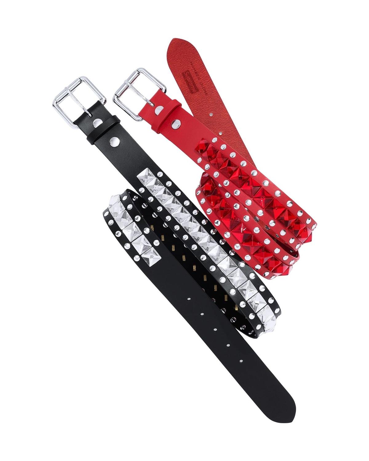 Supreme Number (N)ine Studded Belt - FW25 - Supreme Drop List