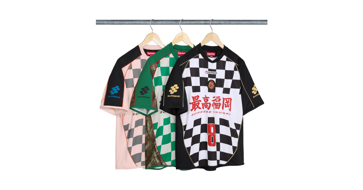 Checkerboard Soccer Jersey - SS26 - Supreme Drop List