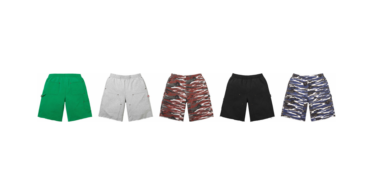Double Knee Painter Sweatshort - SS26 - Supreme Drop List