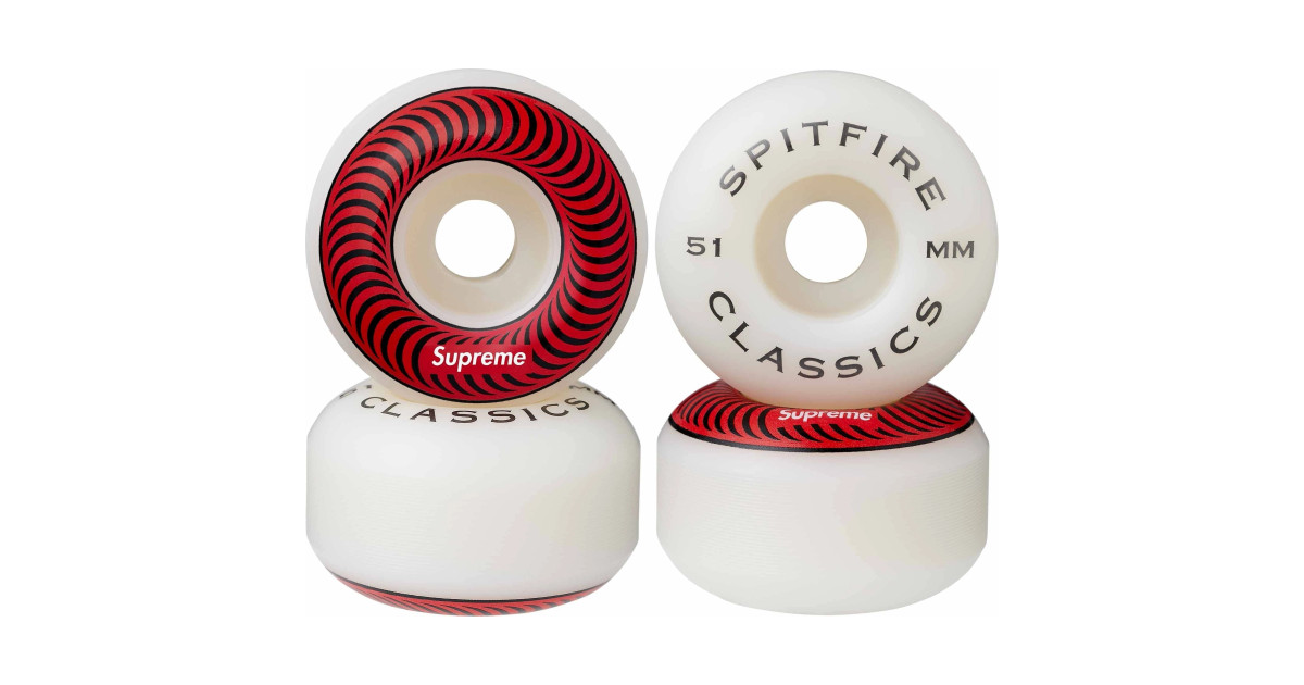 Supreme Spitfire Classic Wheels (Set of 4) - SS24 - Supreme Drop List