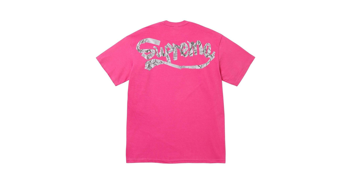 Supreme Tape Tee - SS25 - Supreme Drop List