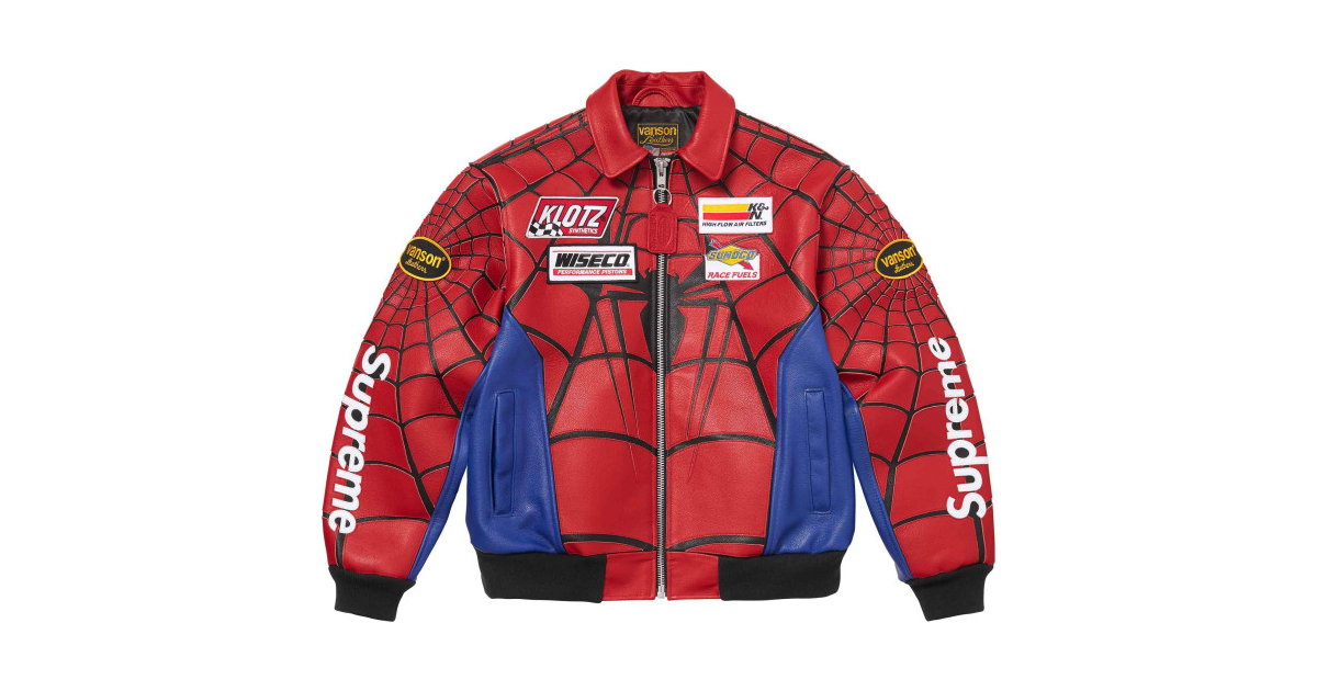 Supreme®/Vanson Leathers® Spider-Man Jacket - SS26 - Supreme Drop List
