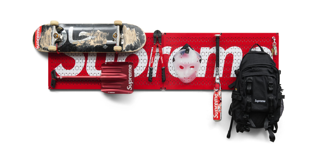 Supreme®/Wall Control Pegboard Panel (Set of 2) - SS26 - Supreme Drop List